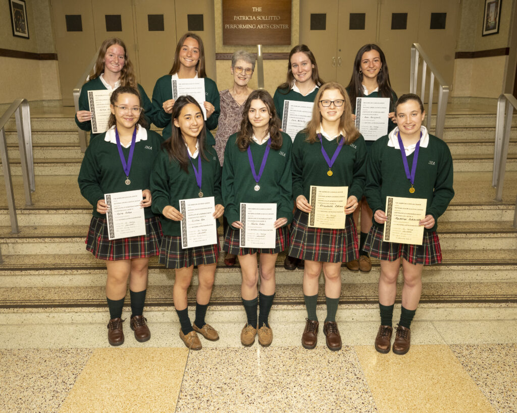 National Latin Exam Top Honors - Immaculate Heart